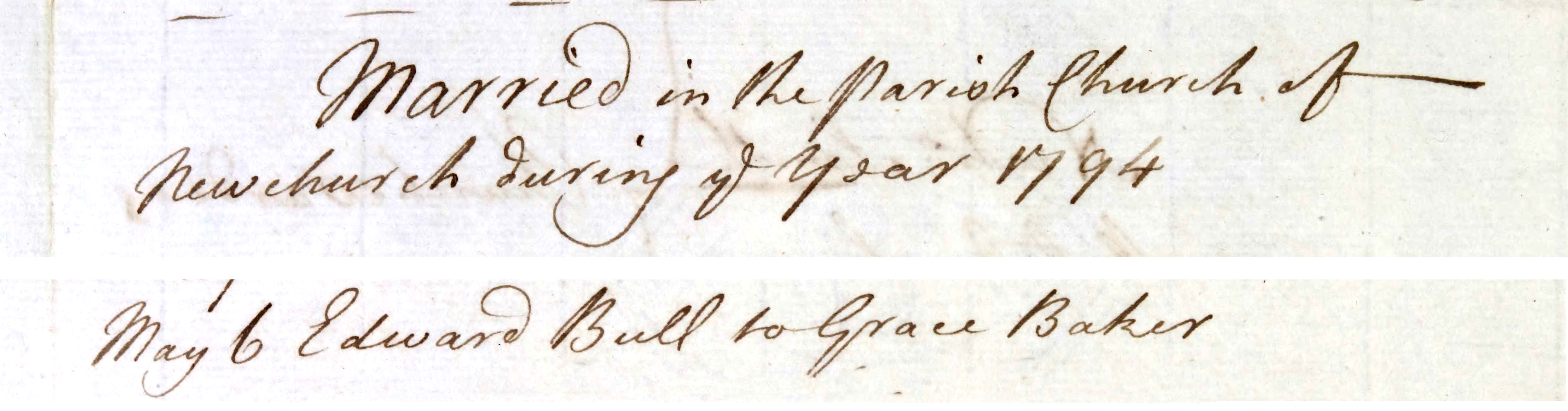 Edmund Bull & Frances Lock – George Gray – Stonemason & Builder